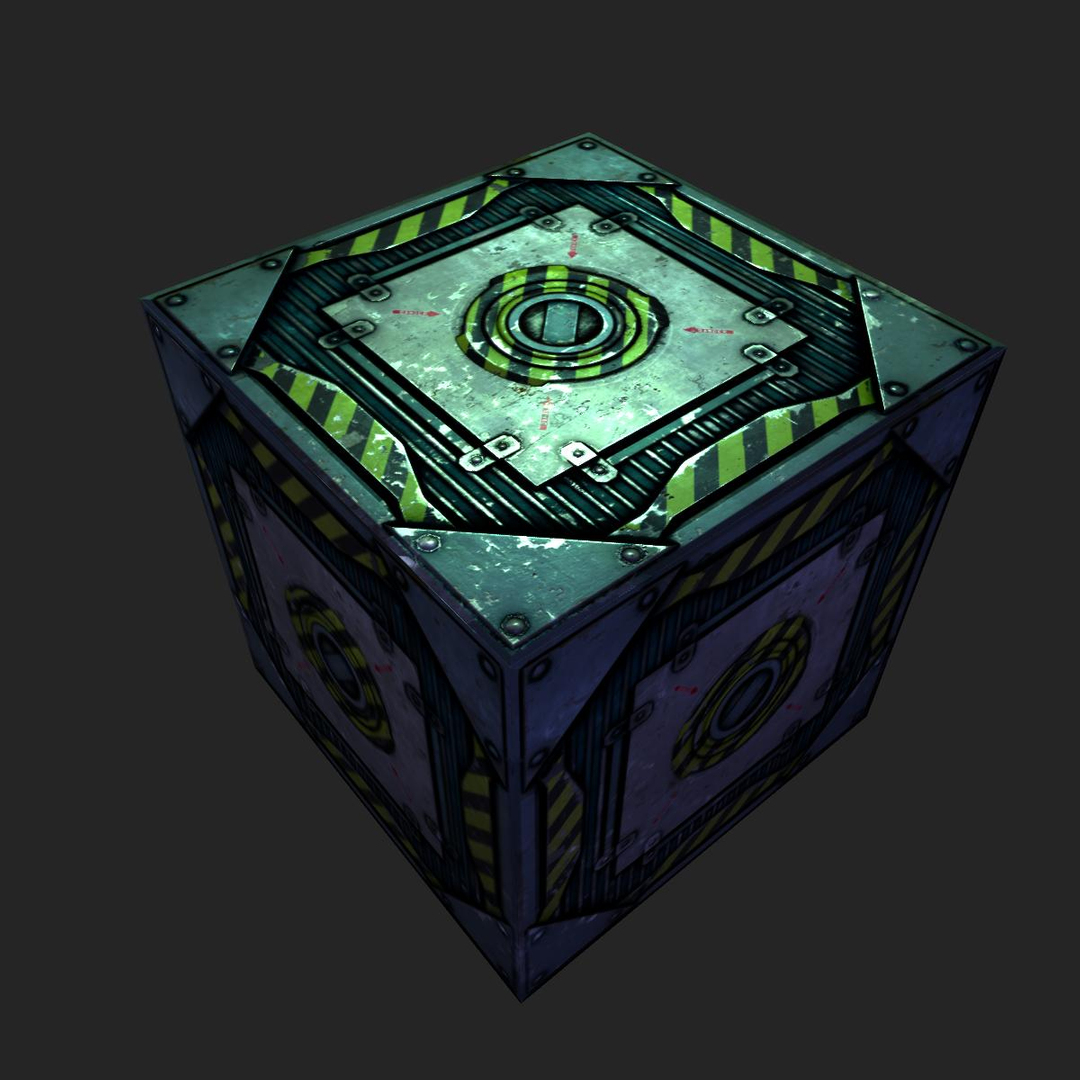 metal box 3d ma