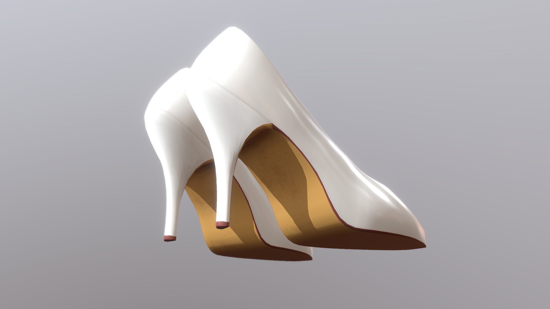 Heel shoes 3D model - TurboSquid 1455003