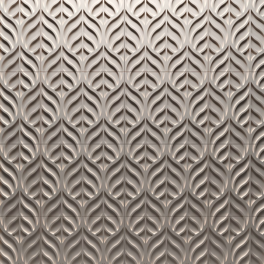 Decorative gypsum panel model - TurboSquid 1533691