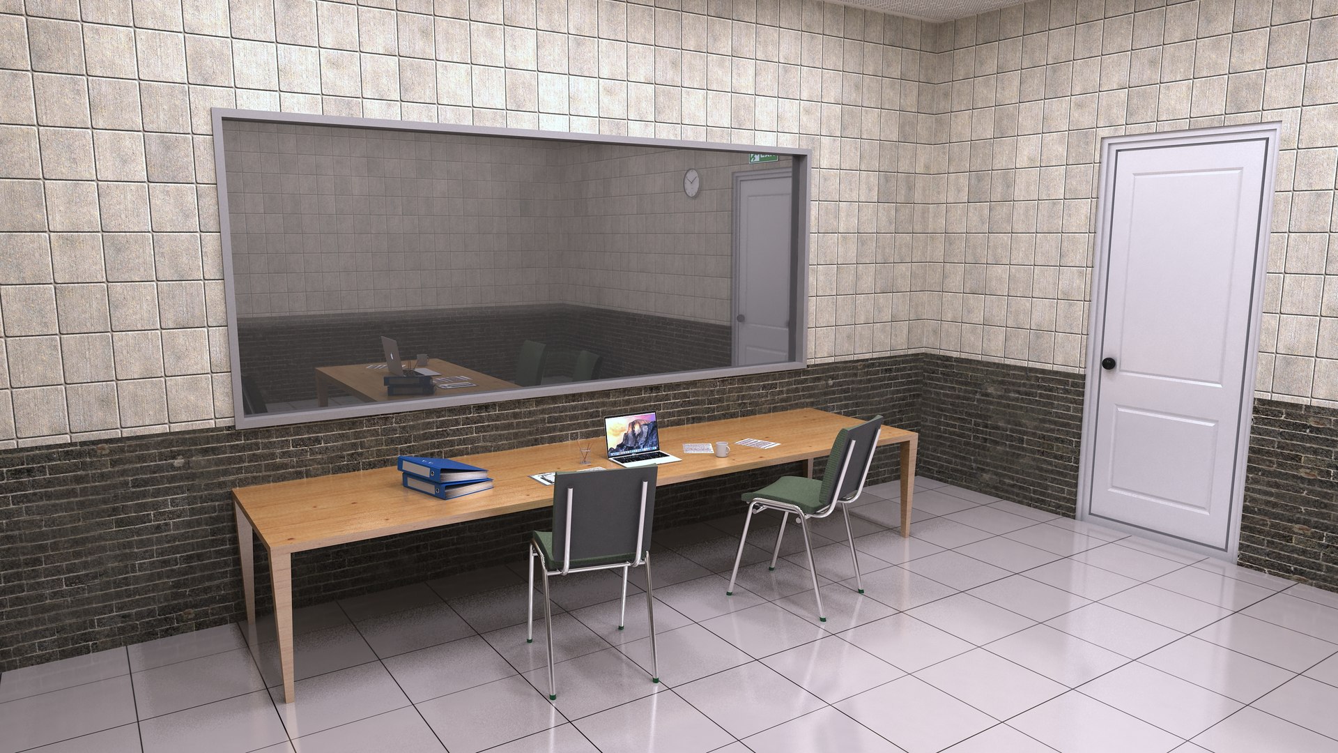 3D interrogation room - TurboSquid 1633774