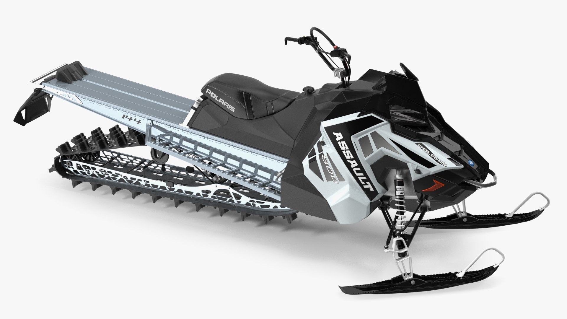 Sled Polaris Black Rigged 3D Model - TurboSquid 2059400