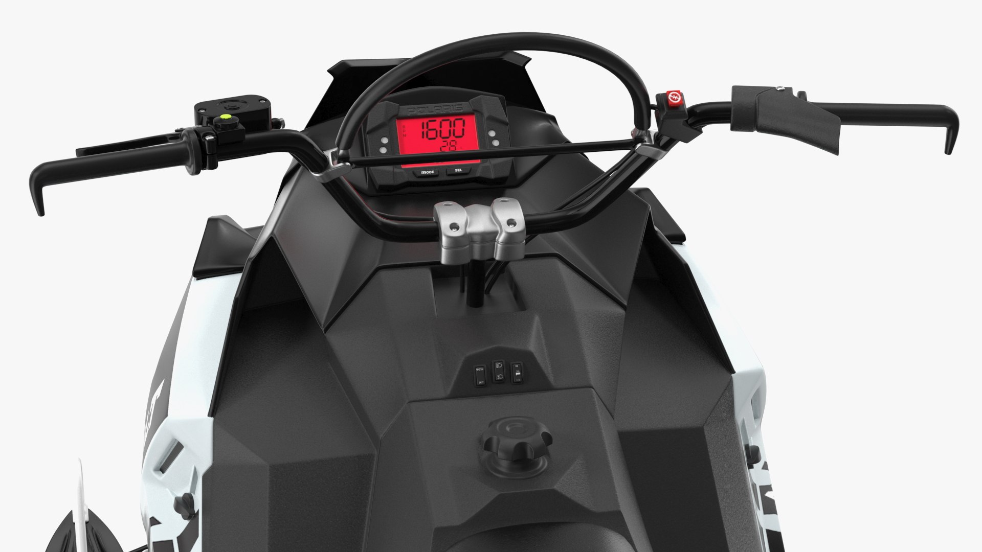 Sled Polaris Black Rigged 3D Model - TurboSquid 2059400