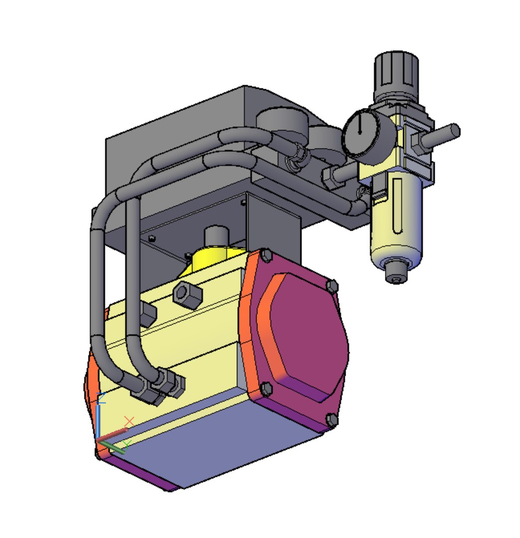 ActuadorSerie9293Serie6Aelectro-Pneumaticpositioners 3D Model ...
