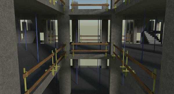 3d construction site model