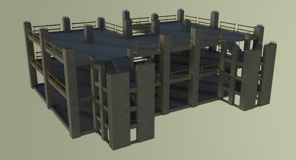 3d construction site model