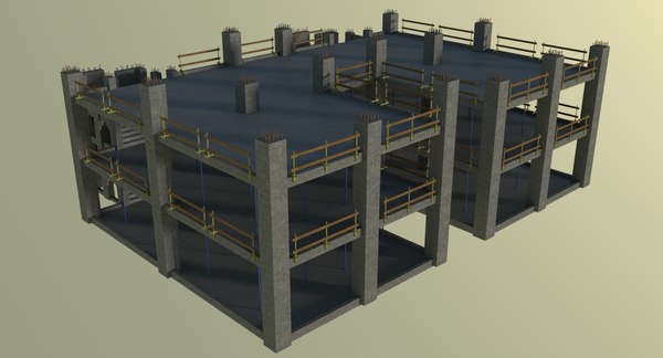3d construction site model