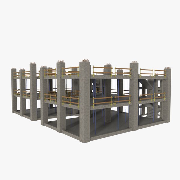 3d construction site model