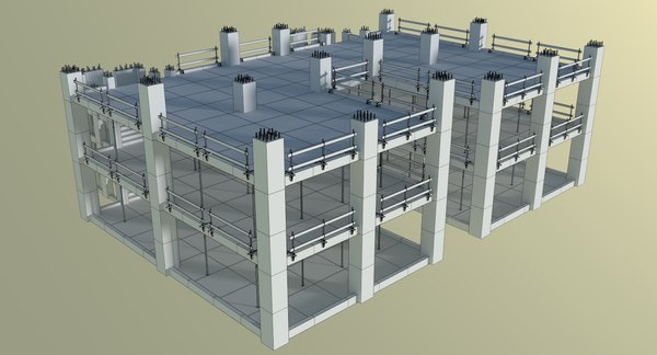 3d construction site model