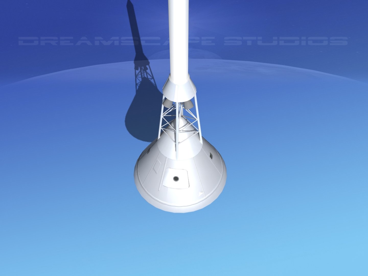 Apollo Command Module 3d 3ds