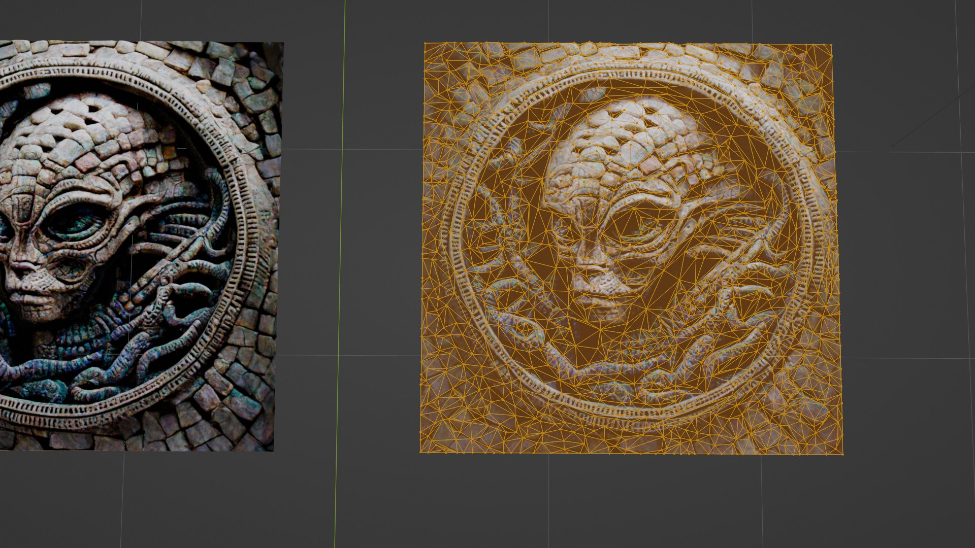 Alien Snake Mosaic With Materials And Textures 3D Model - TurboSquid ...