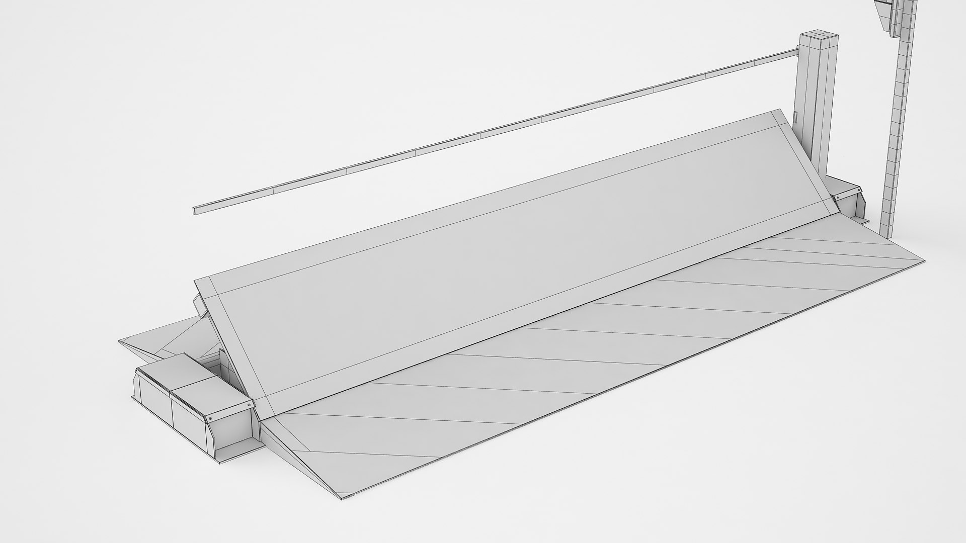 3D Road Blocker 01 - TurboSquid 1961173