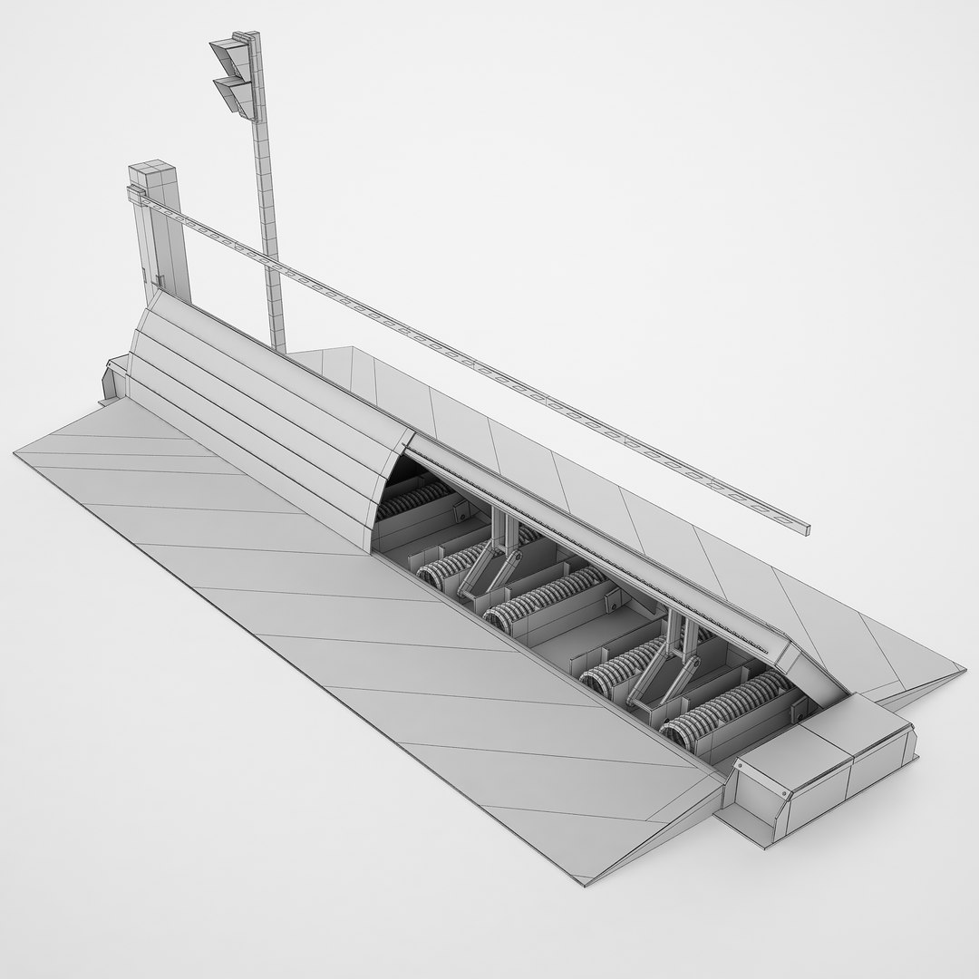 3D Road Blocker 01 - TurboSquid 1961173