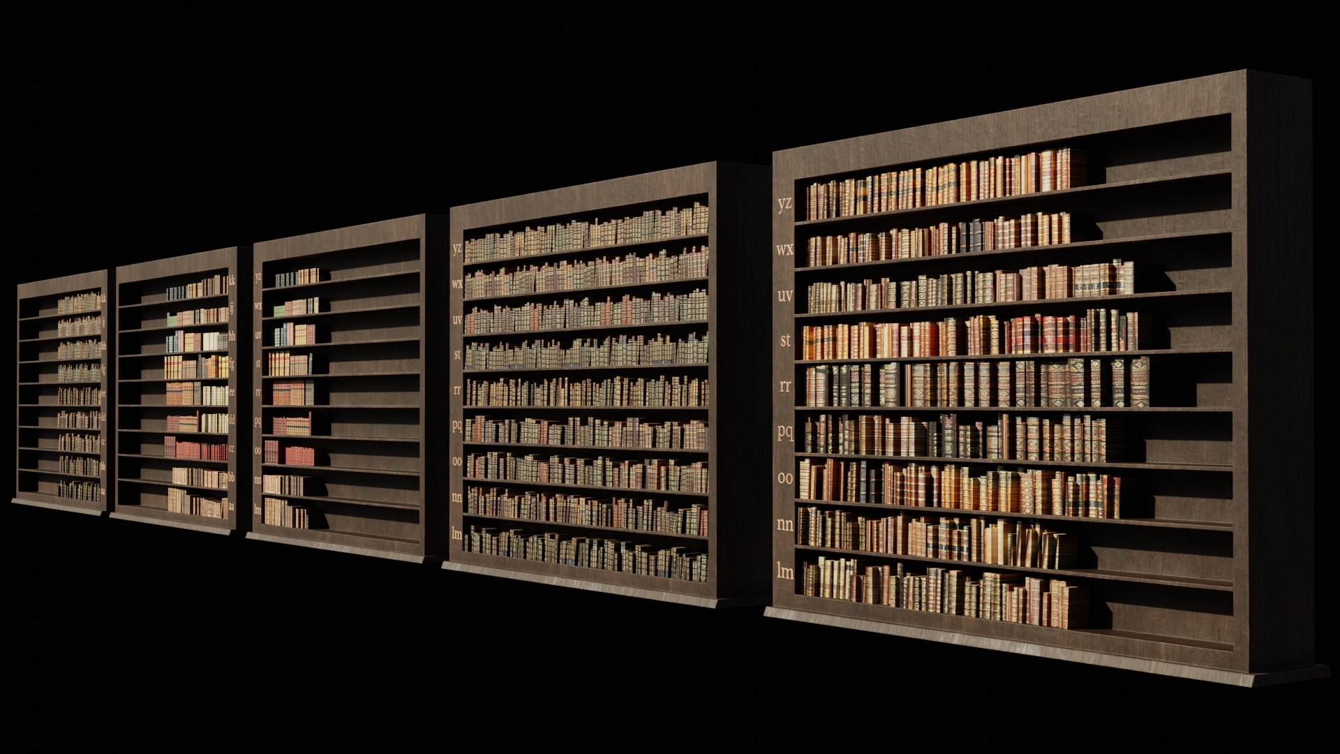 3D Neoclassical Library Architecture Scene - TurboSquid 1547338