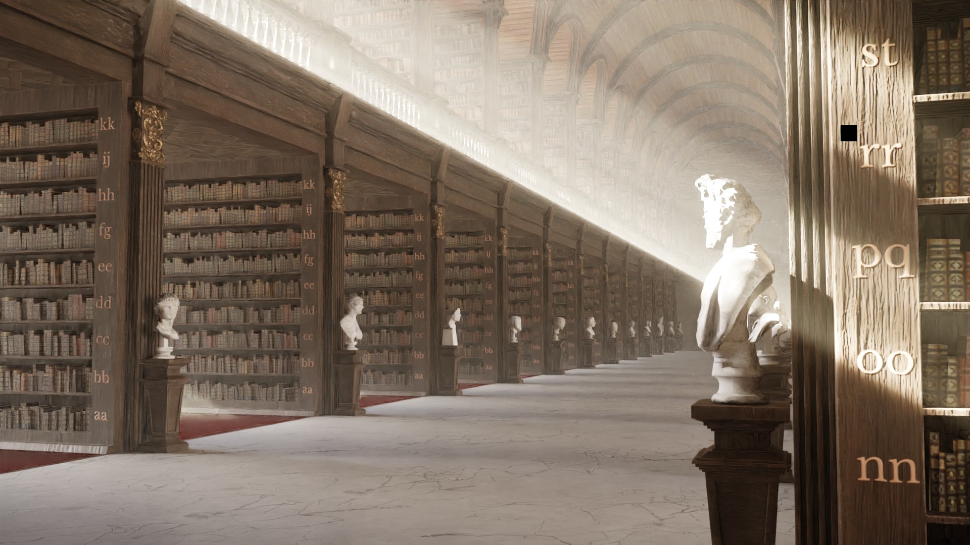 3D Neoclassical Library Architecture Scene - TurboSquid 1547338