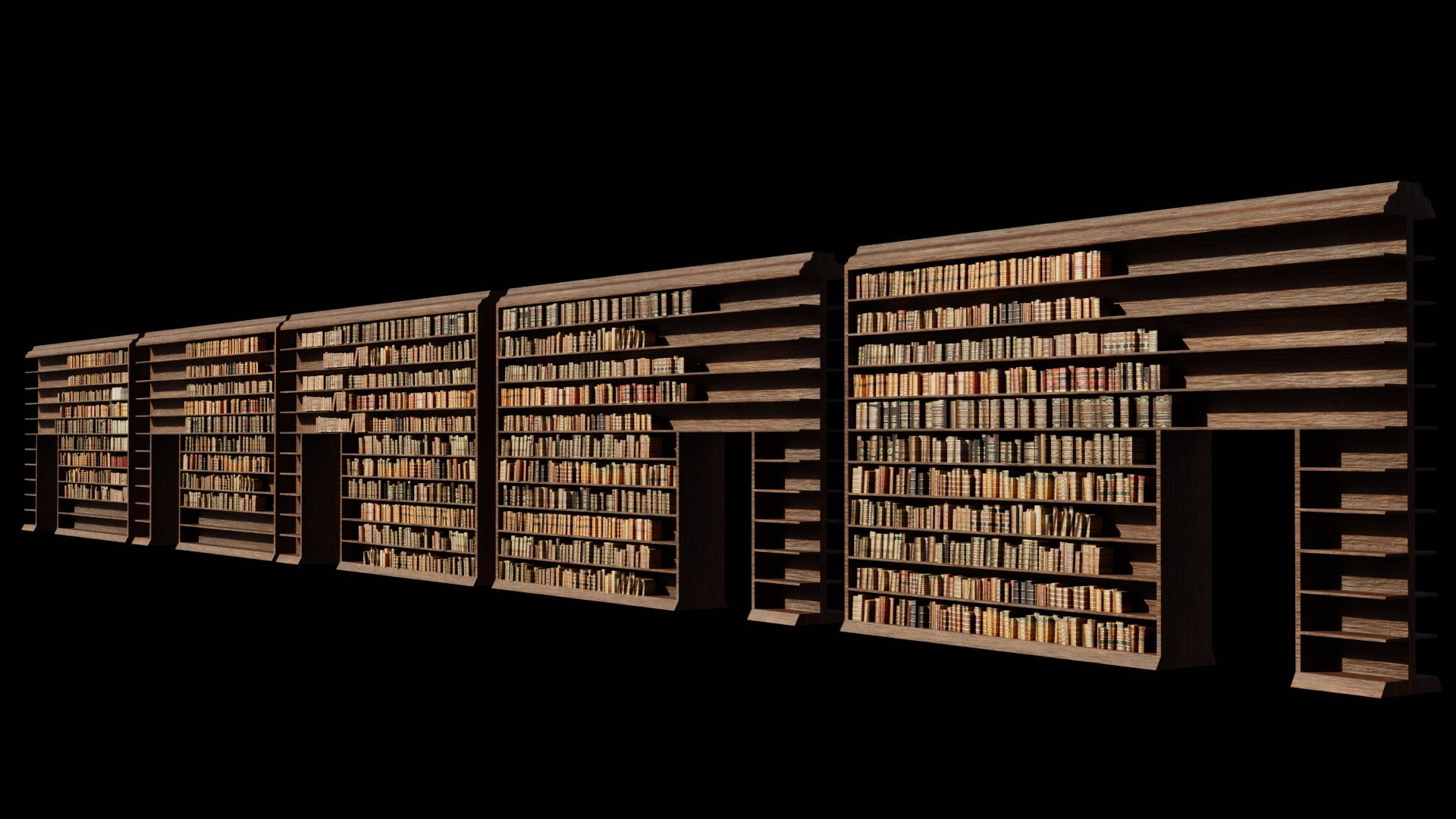 3D Neoclassical Library Architecture Scene - TurboSquid 1547338