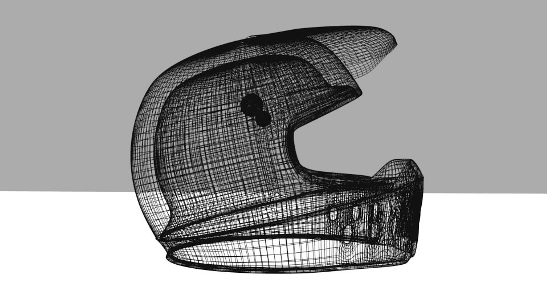 3d Motorcycle Helmet Model