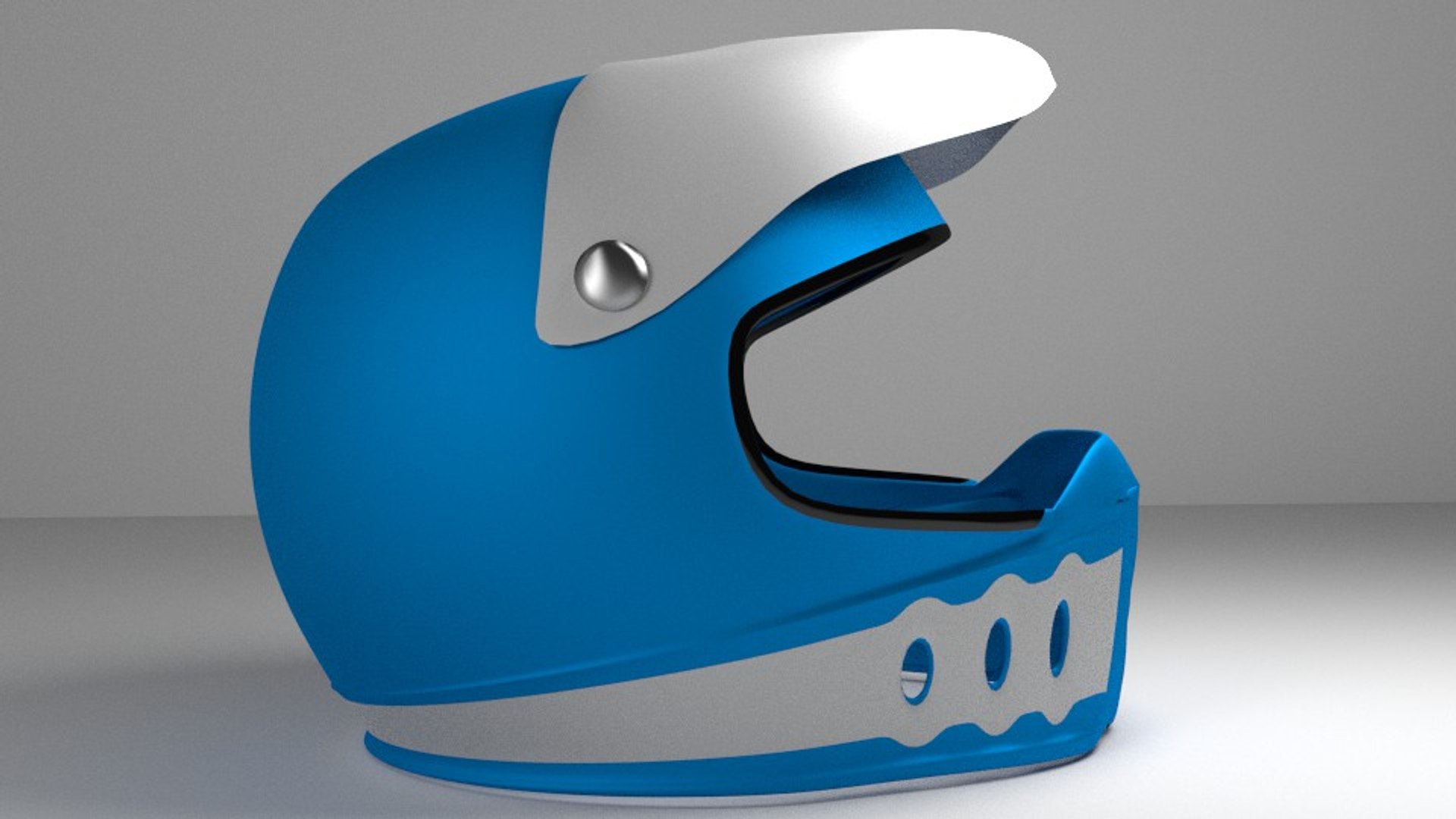3d Motorcycle Helmet Model