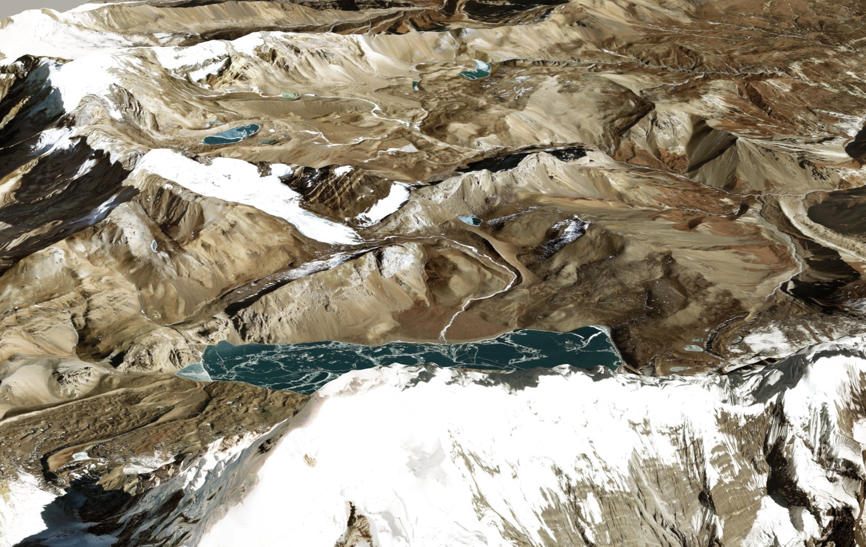 3D Himalaya Mountain Landscape Model - TurboSquid 1645514
