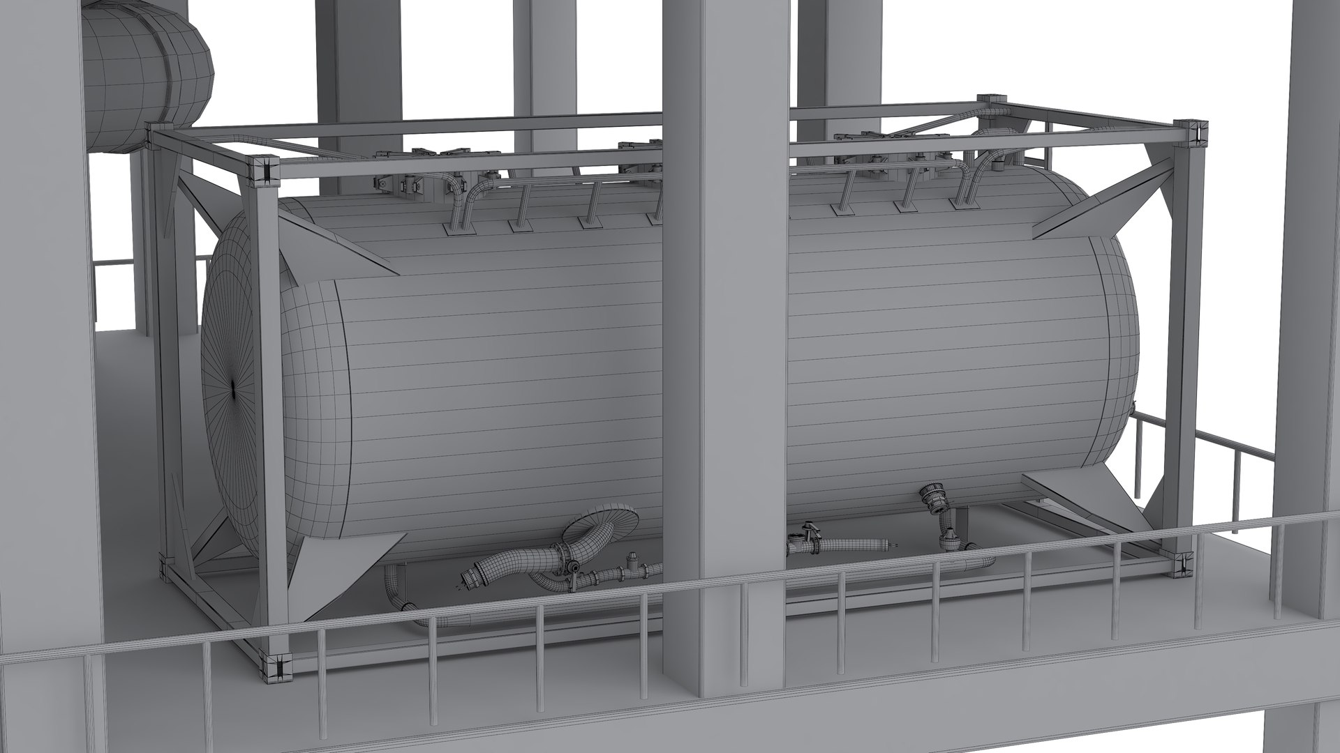 LNG Loading Arm Model - TurboSquid 2329061