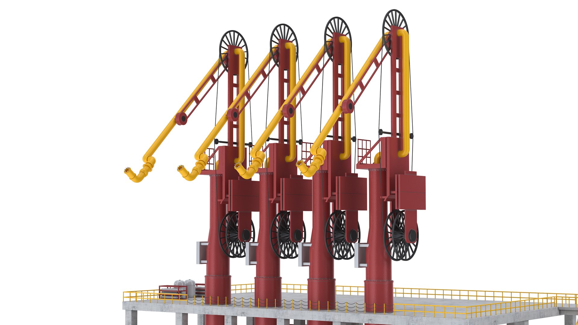 LNG Loading Arm Model - TurboSquid 2329061