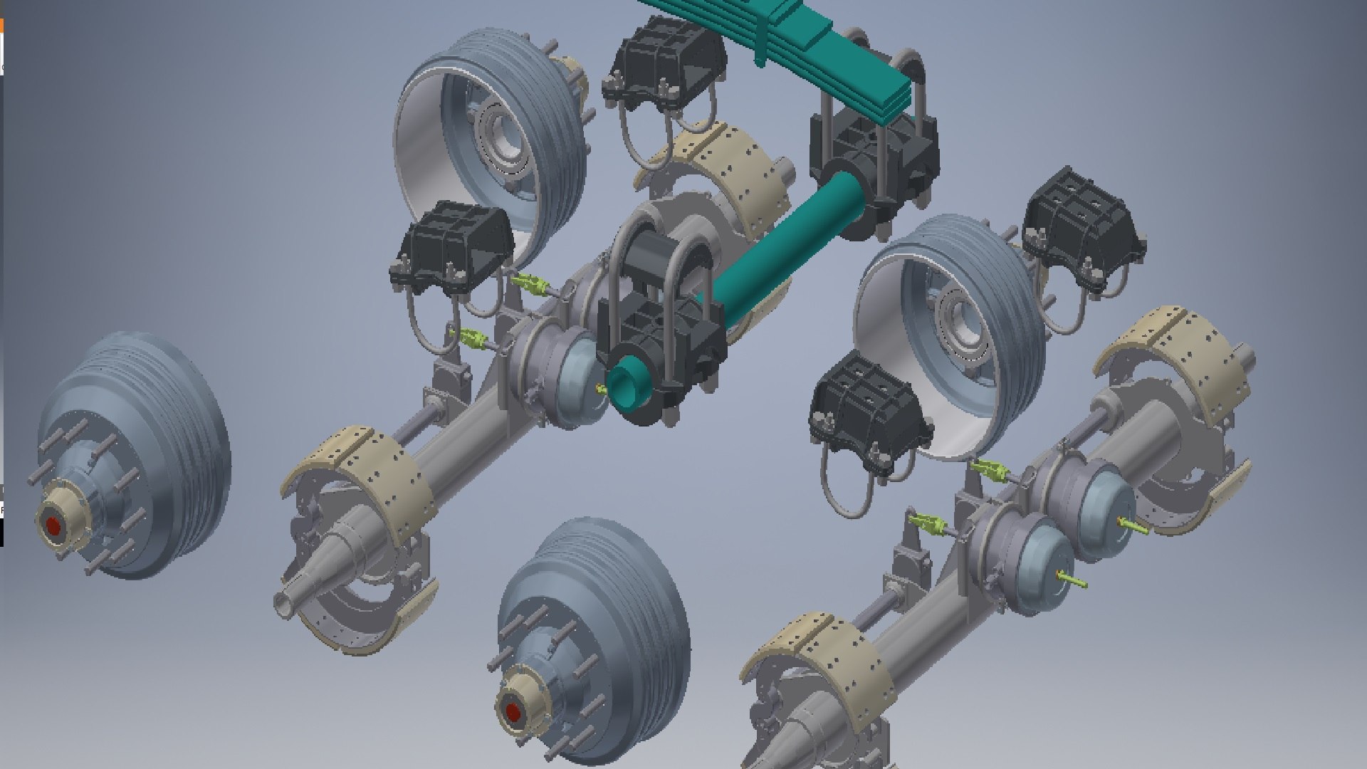 Rear Truck Suspension Systems 3D Model - TurboSquid 2081578