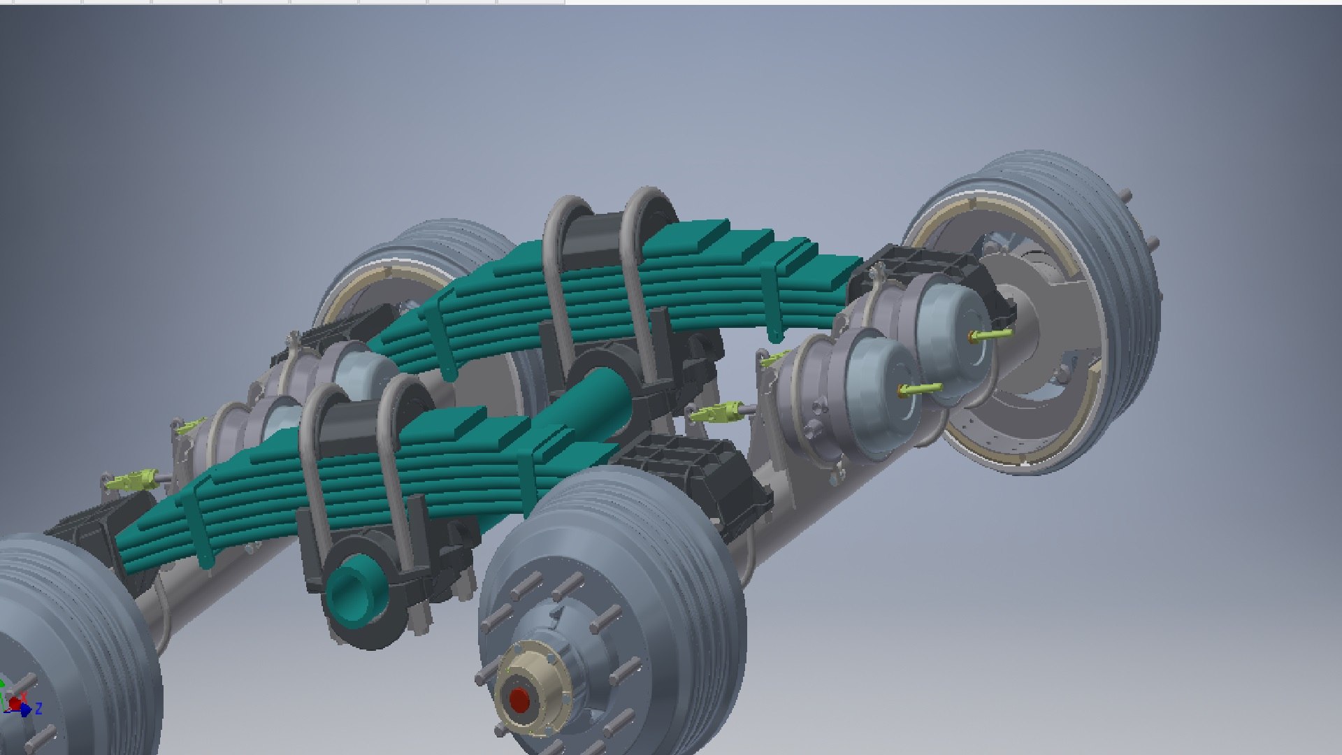 Rear Truck Suspension Systems 3D Model - TurboSquid 2081578