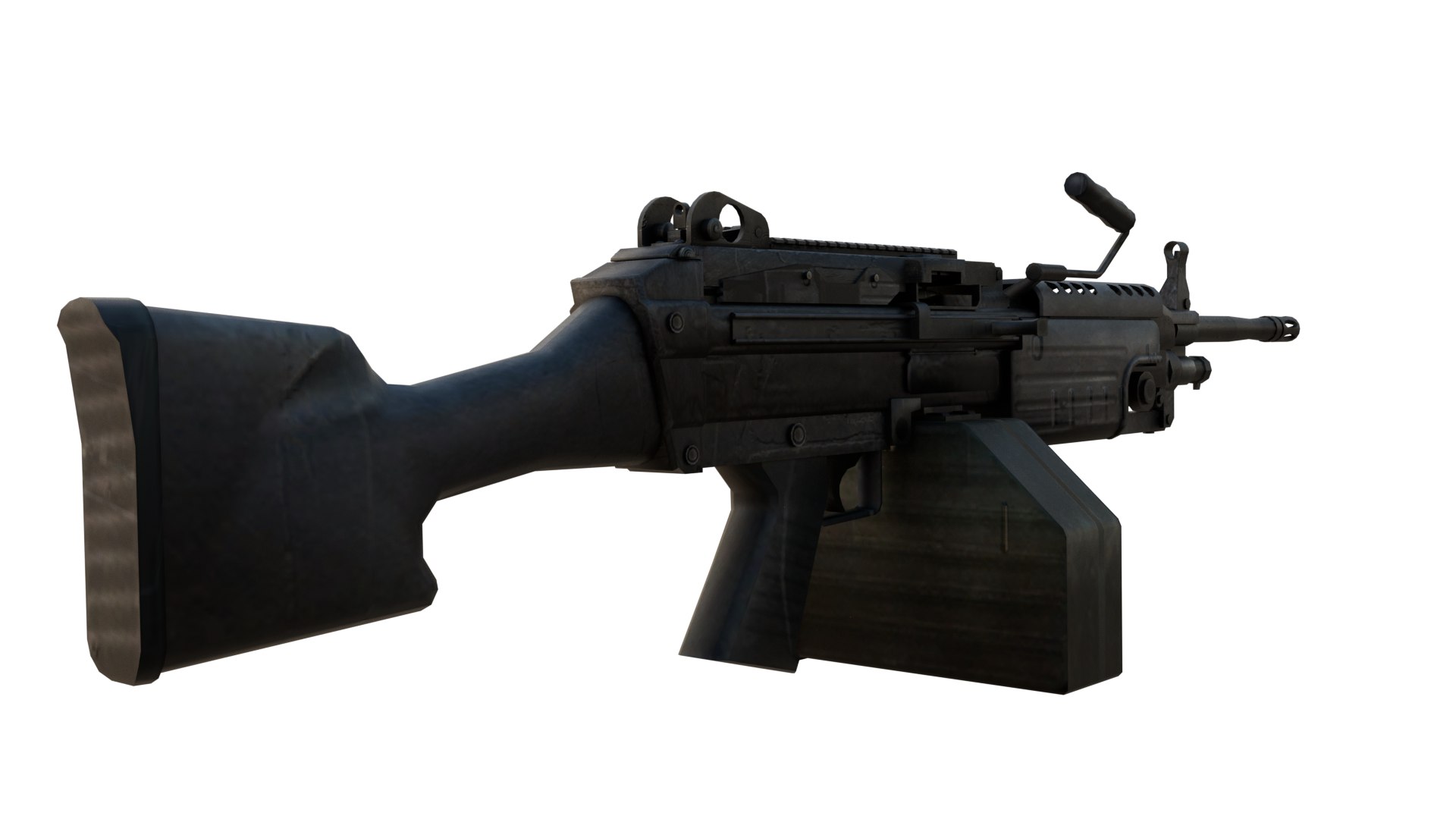 3D M249E2 3D Model Machine Gun Model - TurboSquid 2331944