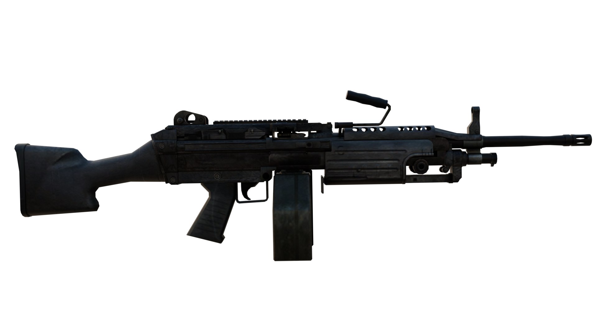 3D M249E2 3D Model Machine Gun Model - TurboSquid 2331944