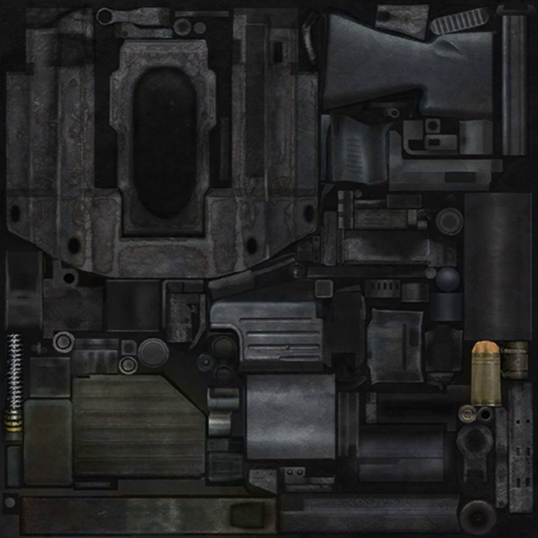 3D M249E2 3D Model Machine Gun Model - TurboSquid 2331944