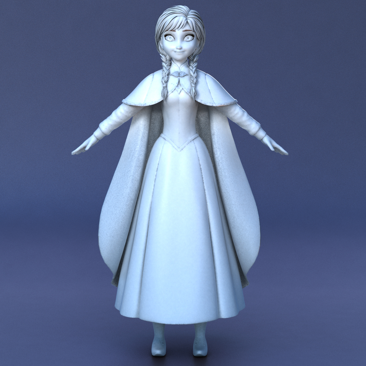 3d model princess anna