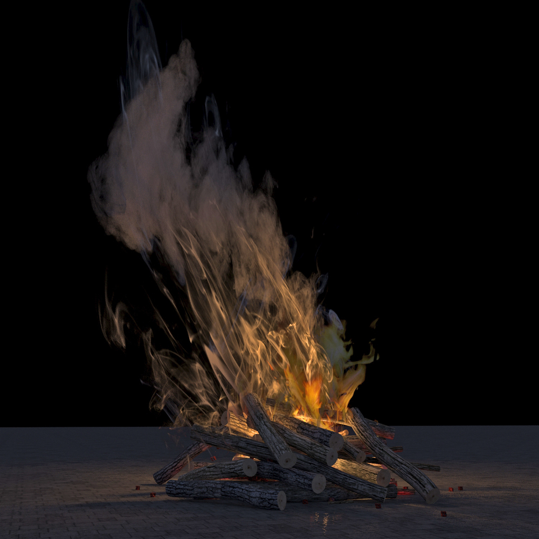 Bonfire 3D - TurboSquid 1675303