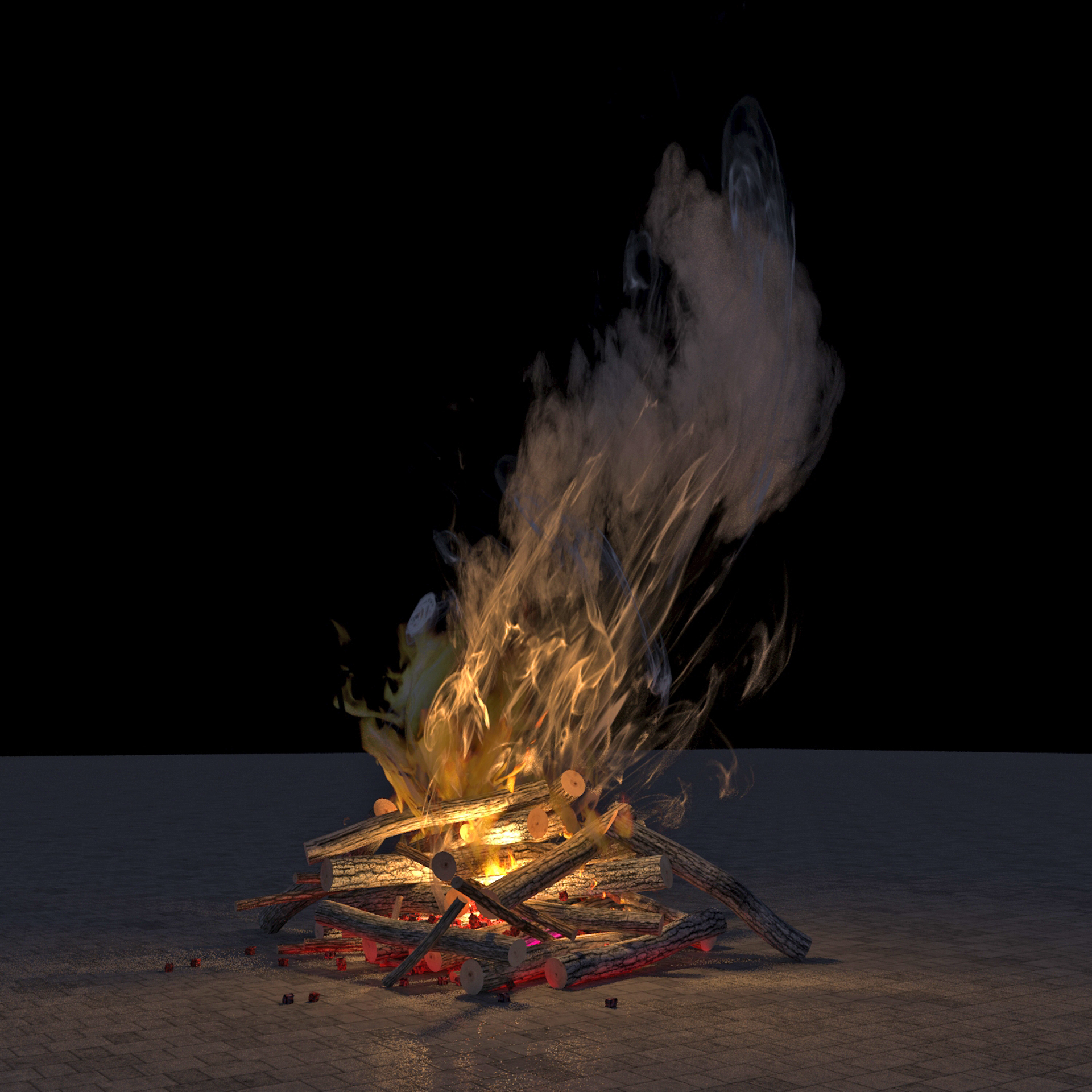 Bonfire 3D - TurboSquid 1675303