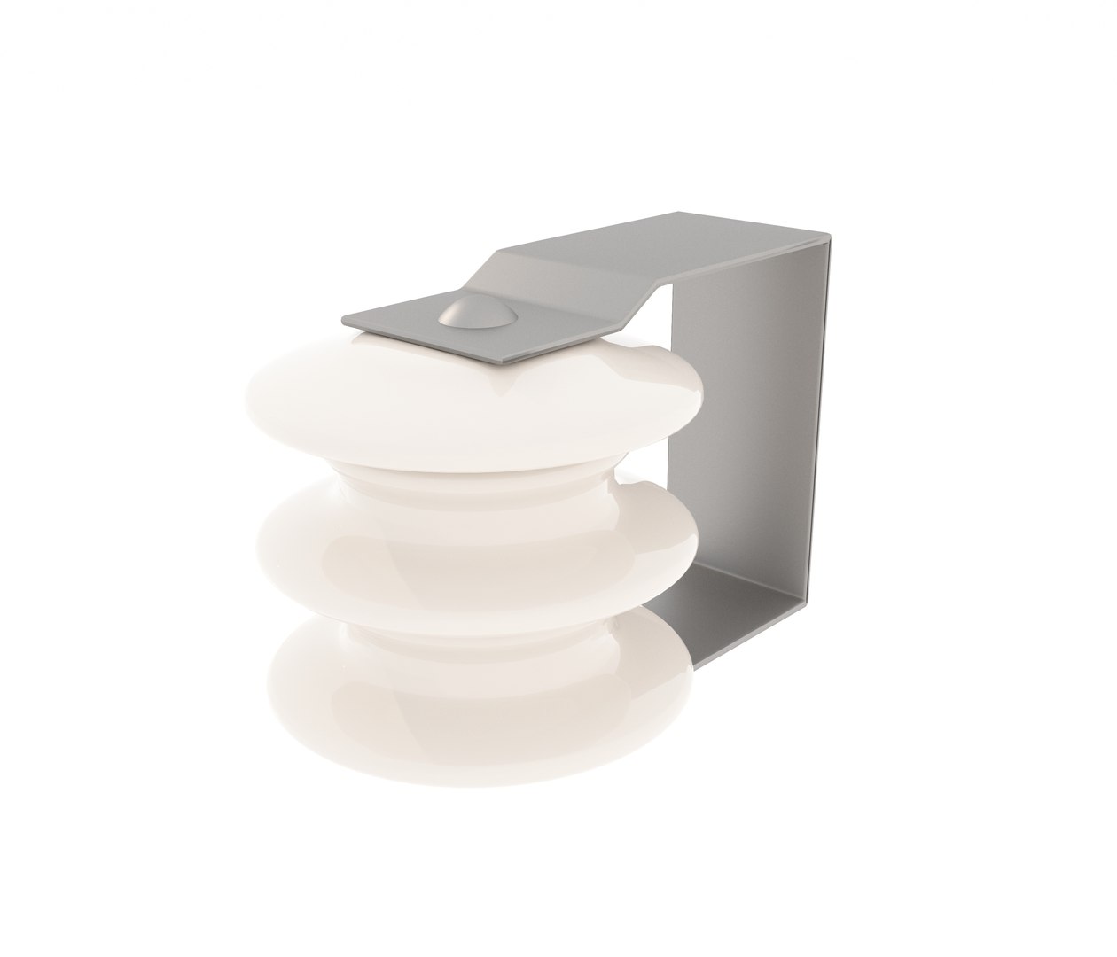 3D Low Voltage Porcelain Ceramic Shackle Insulator model - TurboSquid ...