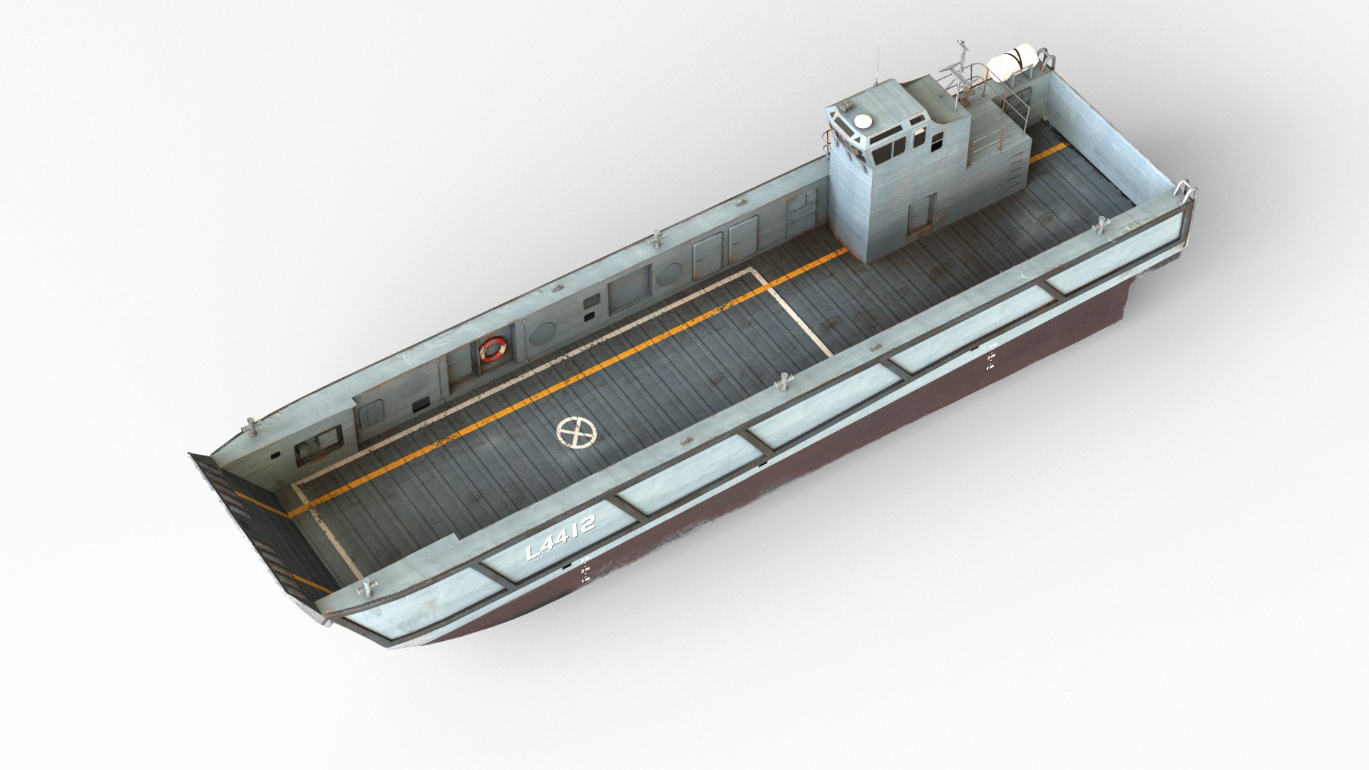 3D LCM-1e Landing Craft - TurboSquid 1749970