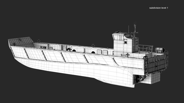 3D LCM-1e Landing Craft - TurboSquid 1749970