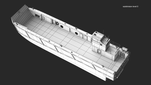 3D LCM-1e Landing Craft - TurboSquid 1749970