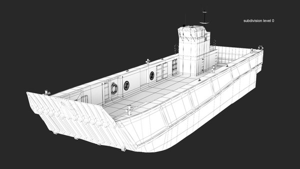 3D LCM-1e Landing Craft - TurboSquid 1749970