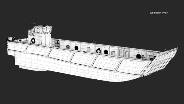 LCM-1e登陆艇3D模型 - TurboSquid 1749970
