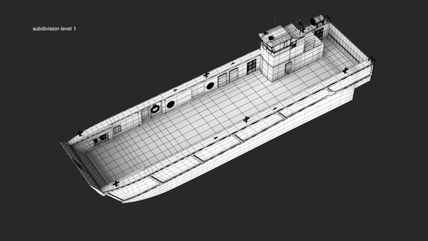 3D LCM-1e Landing Craft - TurboSquid 1749970