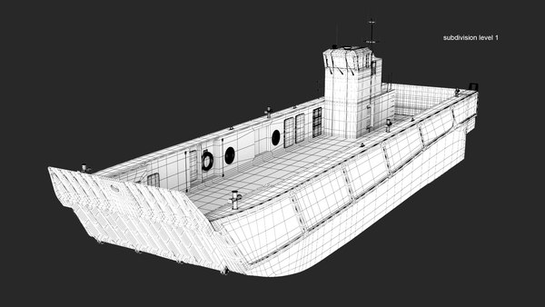 3D LCM-1e Landing Craft - TurboSquid 1749970