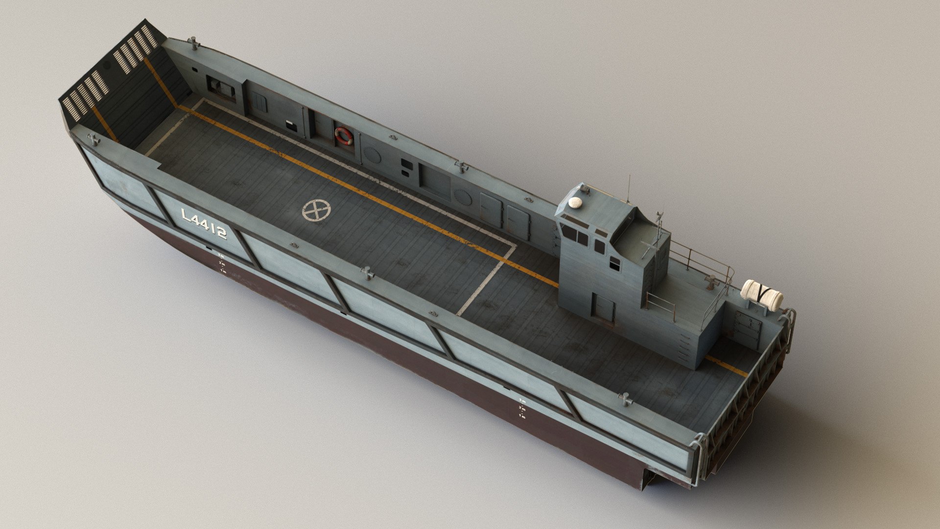 3D LCM-1e Landing Craft - TurboSquid 1749970