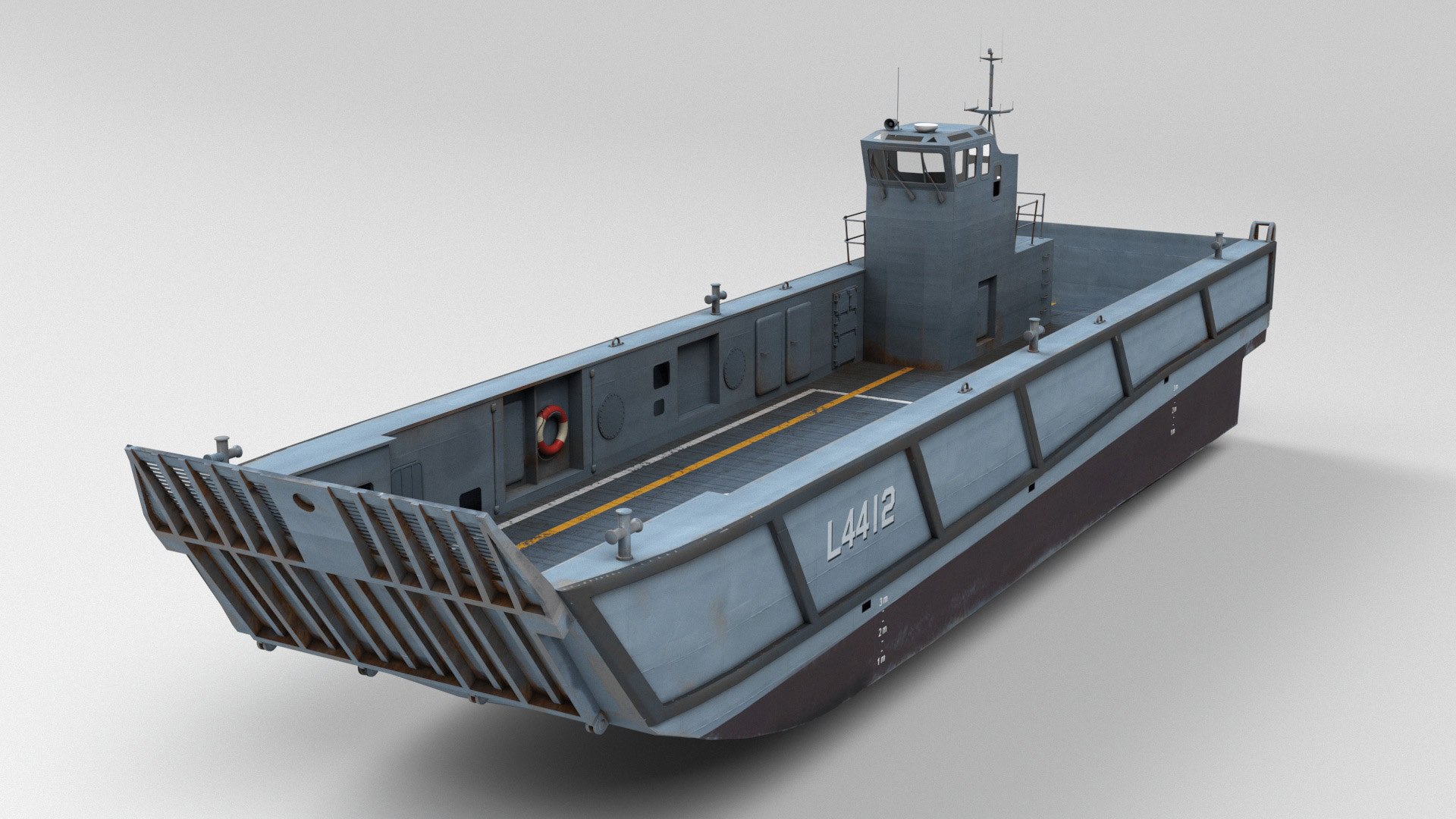 3D LCM-1e Landing Craft - TurboSquid 1749970