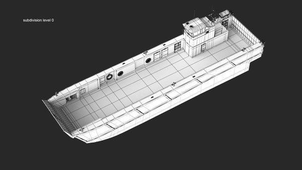 3D LCM-1e Landing Craft - TurboSquid 1749970