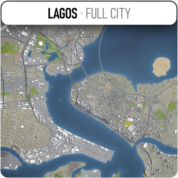 3D lagos surrounding - model - TurboSquid 1591222