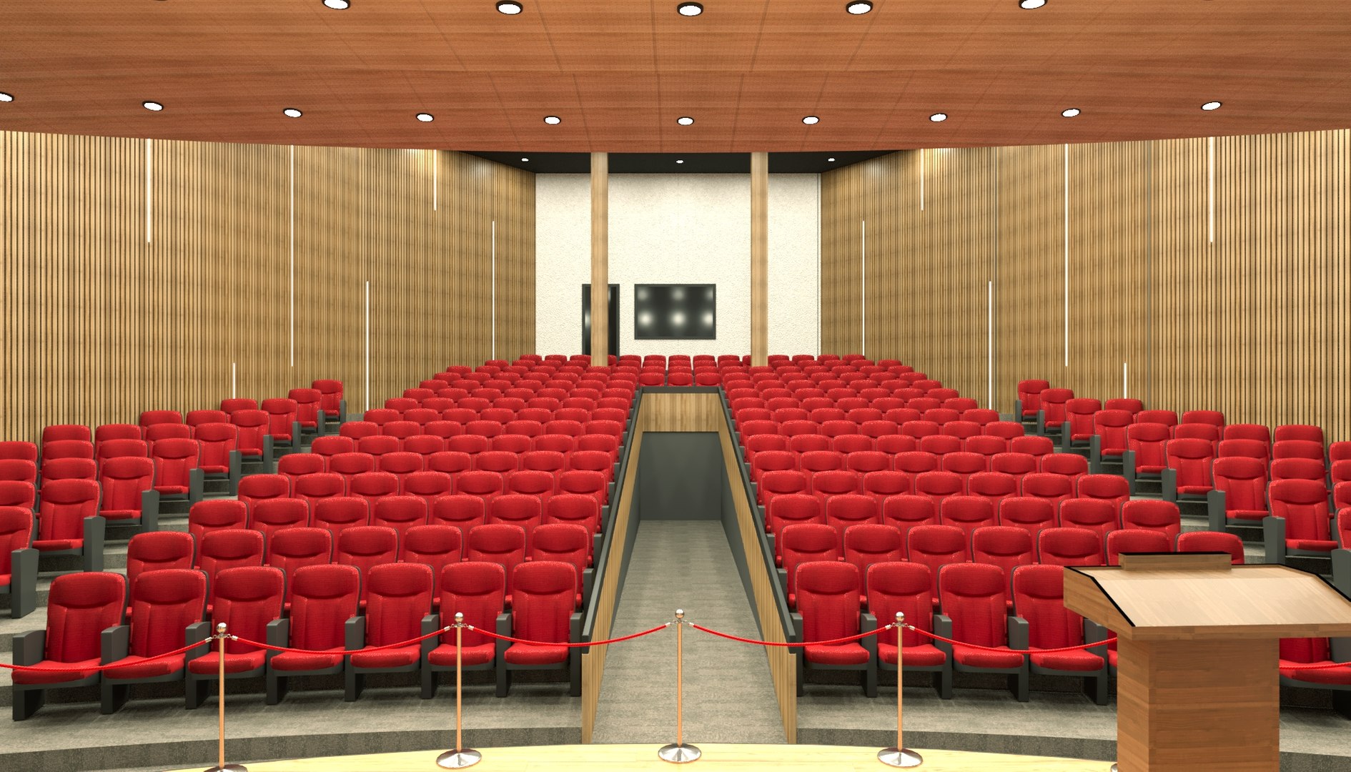 3D hall auditorium - TurboSquid 1689667