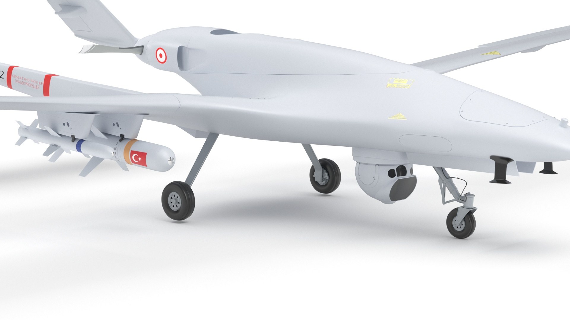 3D Bayraktar TB2 Turkish Armed Forces Drone - TurboSquid 1992562