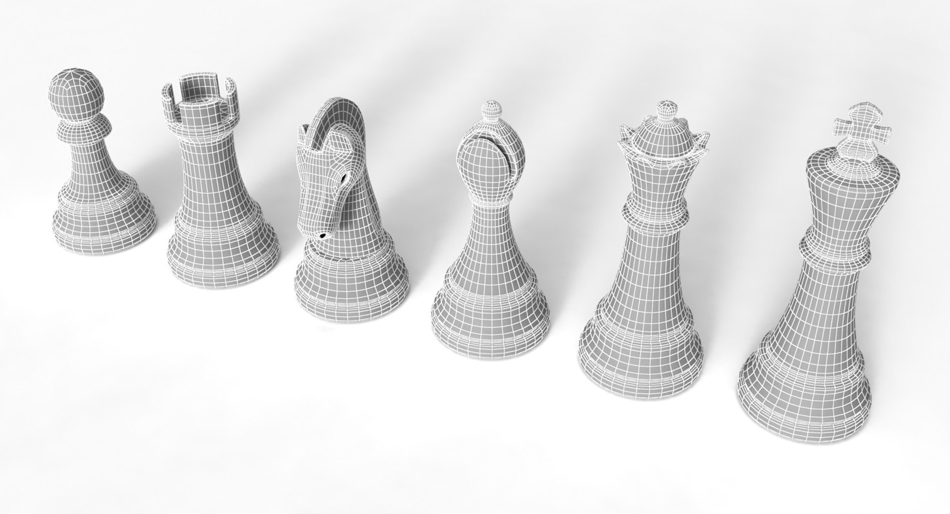 3d Chess Set Model