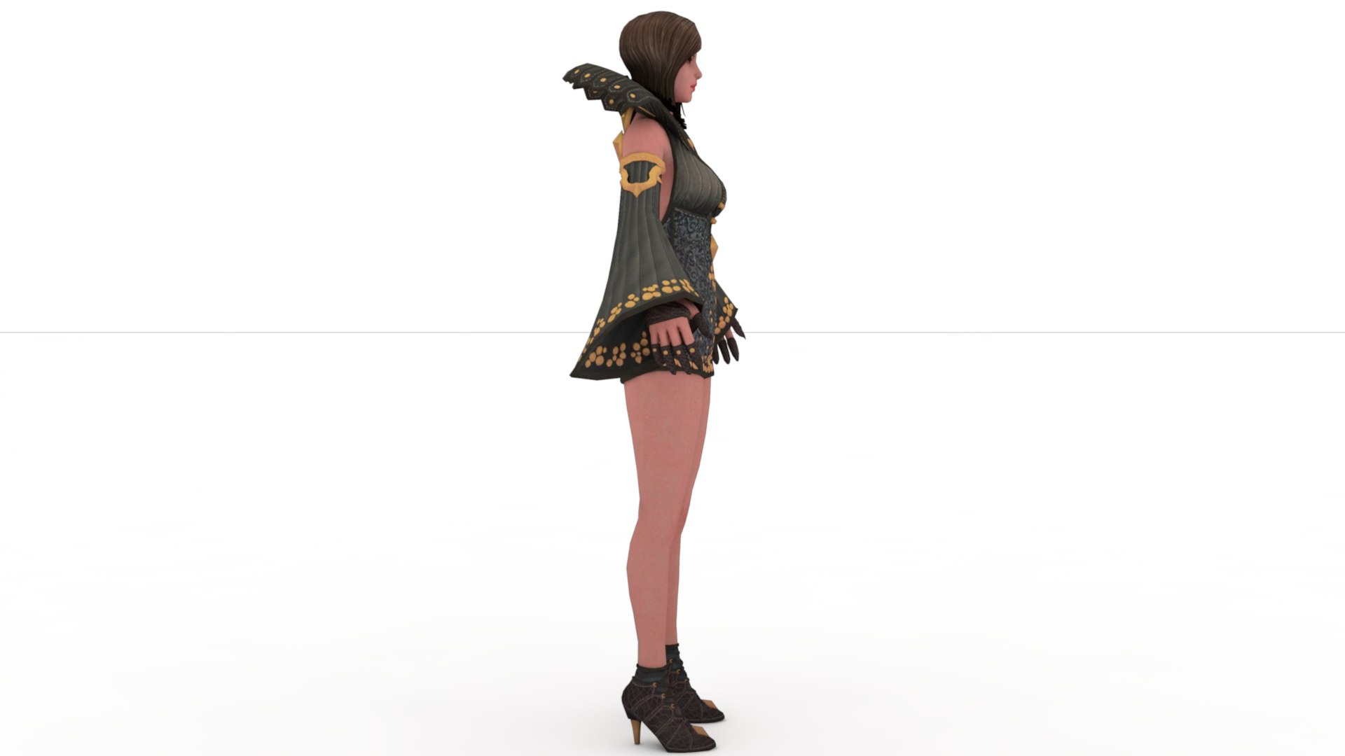 Queen Girl 3D Model - TurboSquid 1841452