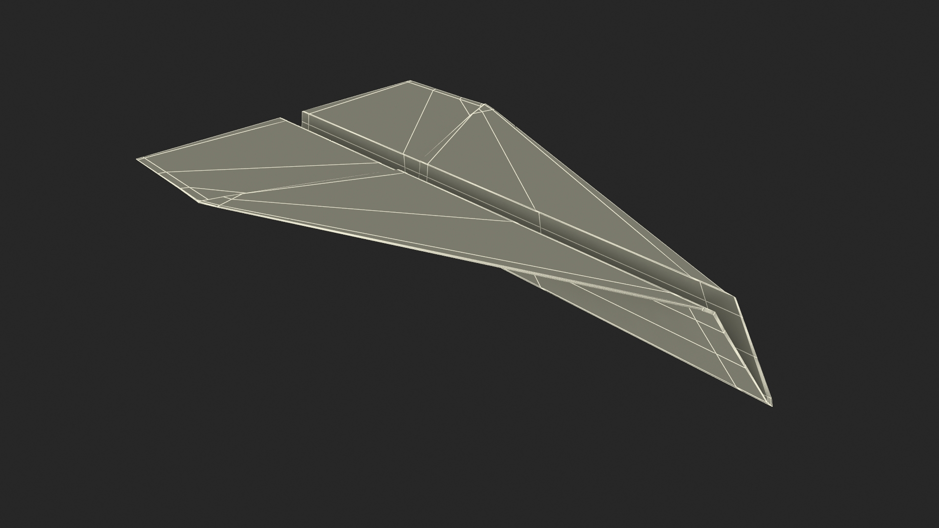 3D Paper Airplane Model - TurboSquid 2279761