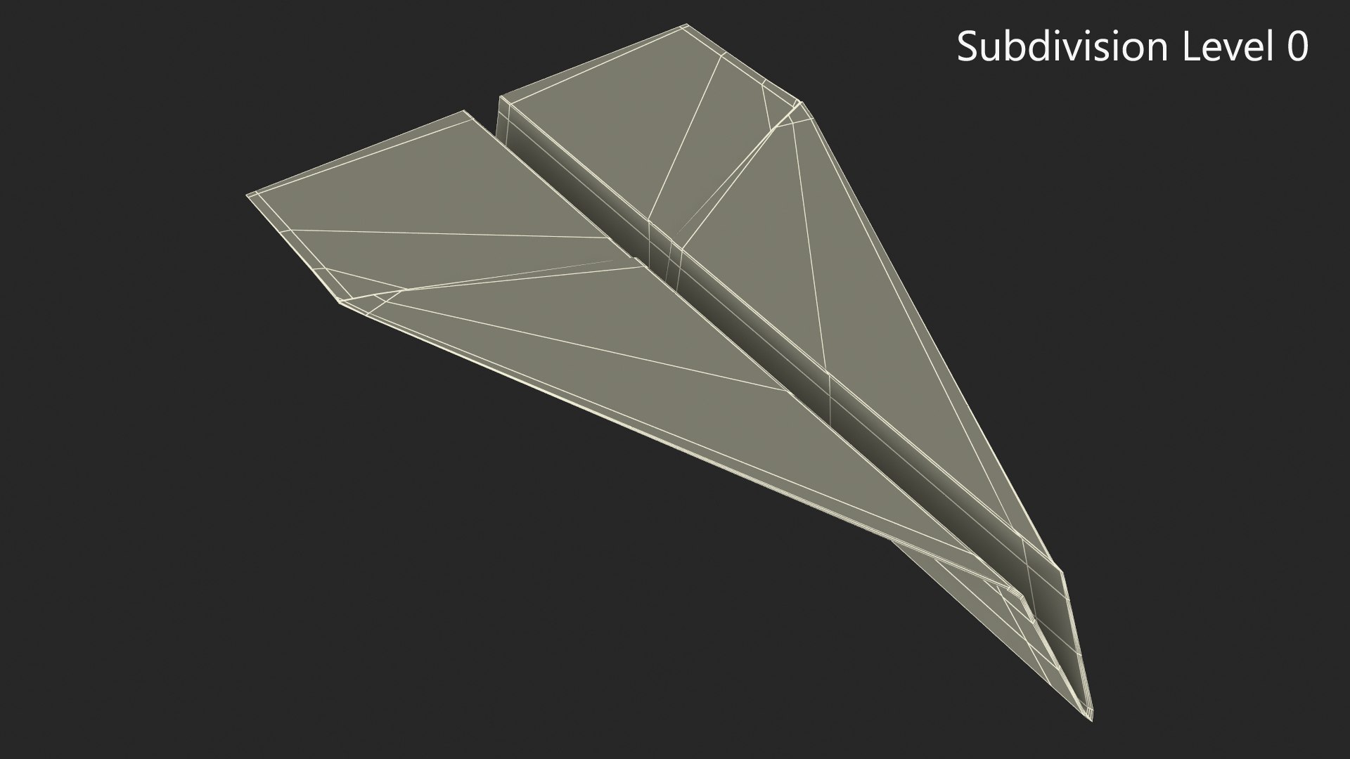 3D Paper Airplane Model - TurboSquid 2279761
